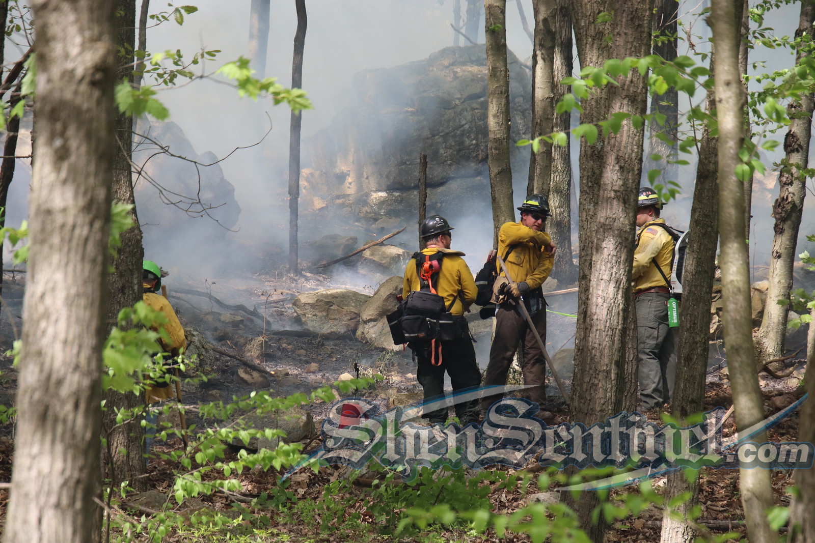 Firefighters work to contain large brush fire in West Mahanoy – The Shenandoah Sentinel