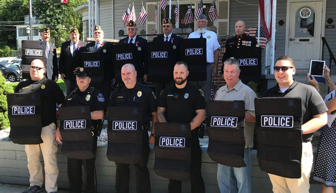 Rush Twp. Police receive ballistic shield donations - The Shenandoah ...