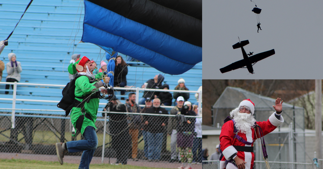 Mrs. T’s announces 16th Skydiving Santa event - The Shenandoah Sentinel