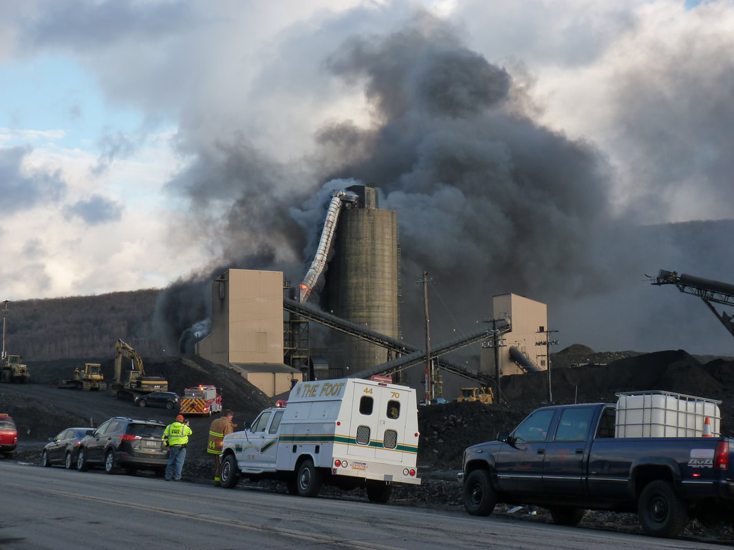 Fire damages Gilberton coal plant - The Shenandoah Sentinel