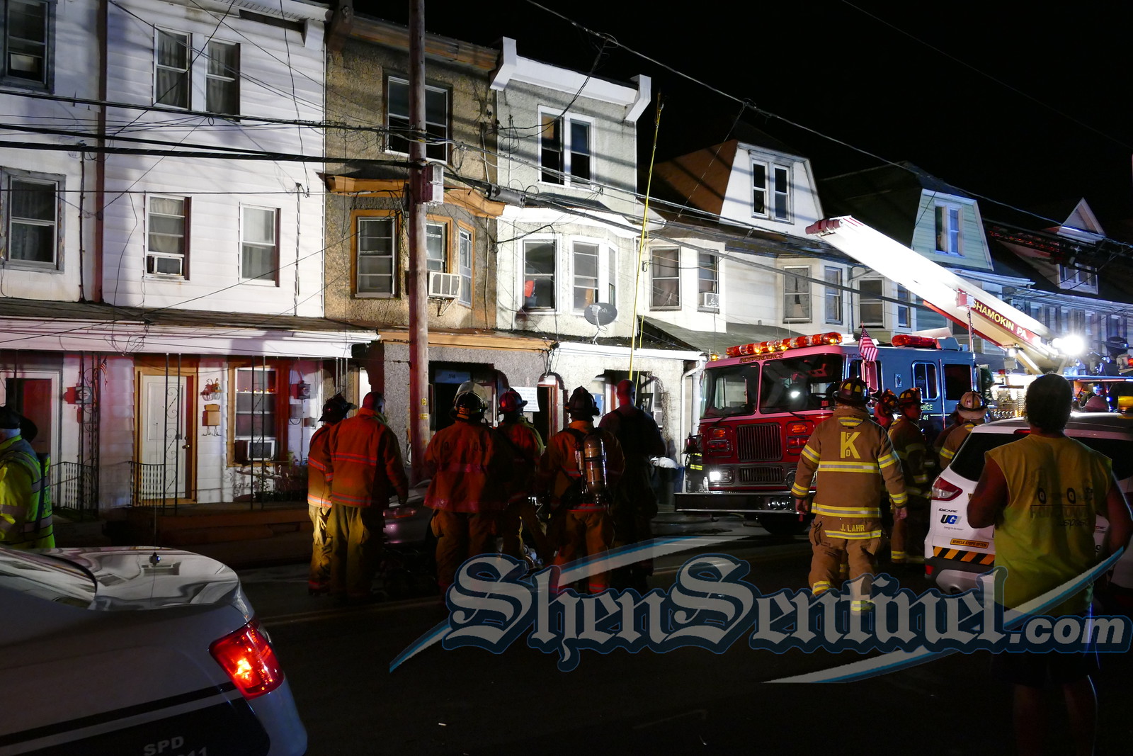 Two firefighters injured fighting Shamokin fire - The Shenandoah Sentinel
