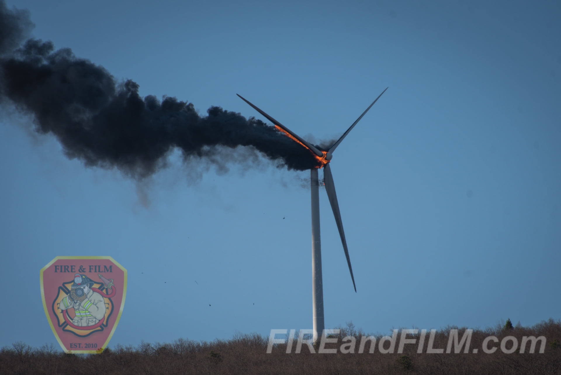 Another turbine burns at Locust Ridge - The Shenandoah Sentinel