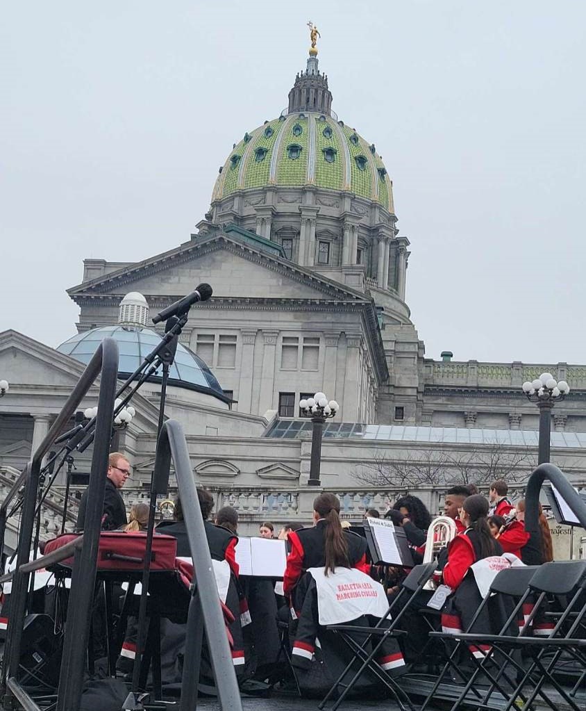 Hazleton band performs for Shapiro inauguration - The Shenandoah Sentinel