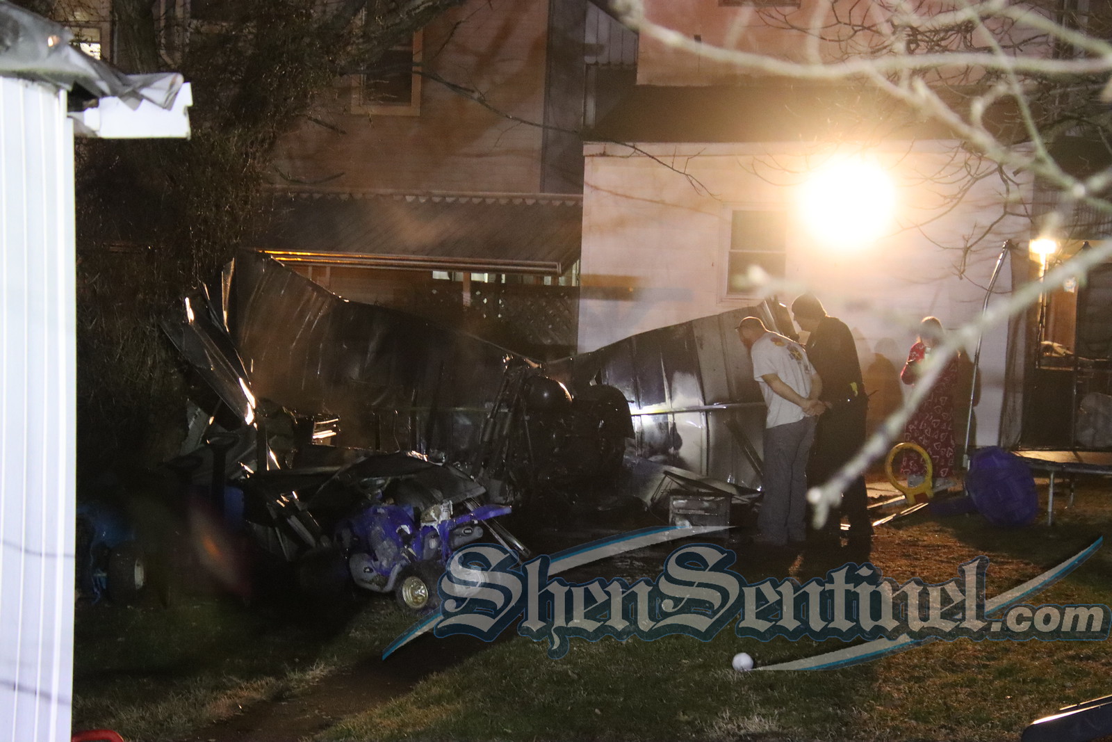 Shed destroyed by fire in Gordon – The Shenandoah Sentinel