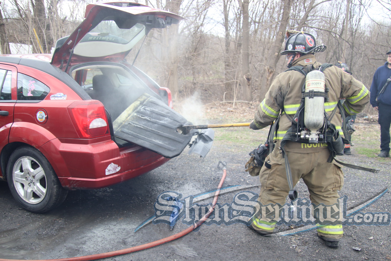 SFD handles car fire on Gold Star – The Shenandoah Sentinel
