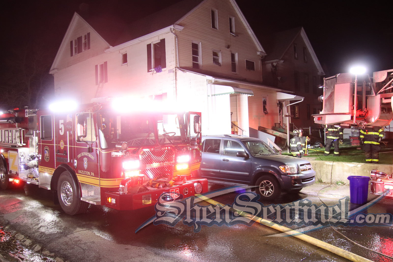 No injuries, 12 displaced in Hazleton fire - The Shenandoah Sentinel