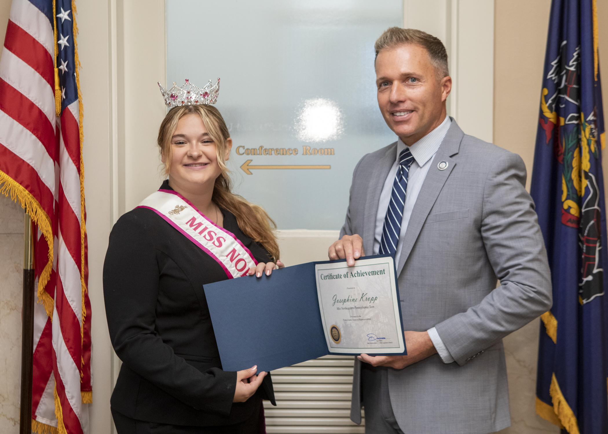 Miss Greater Hazleton Scholarship Org. recognized at Capitol ...