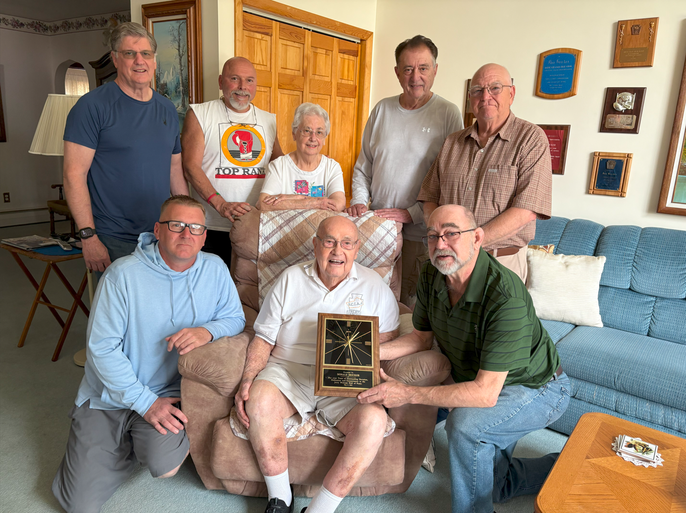 Bricker recognized for 50 years of service to Wolman Sports Hall of ...
