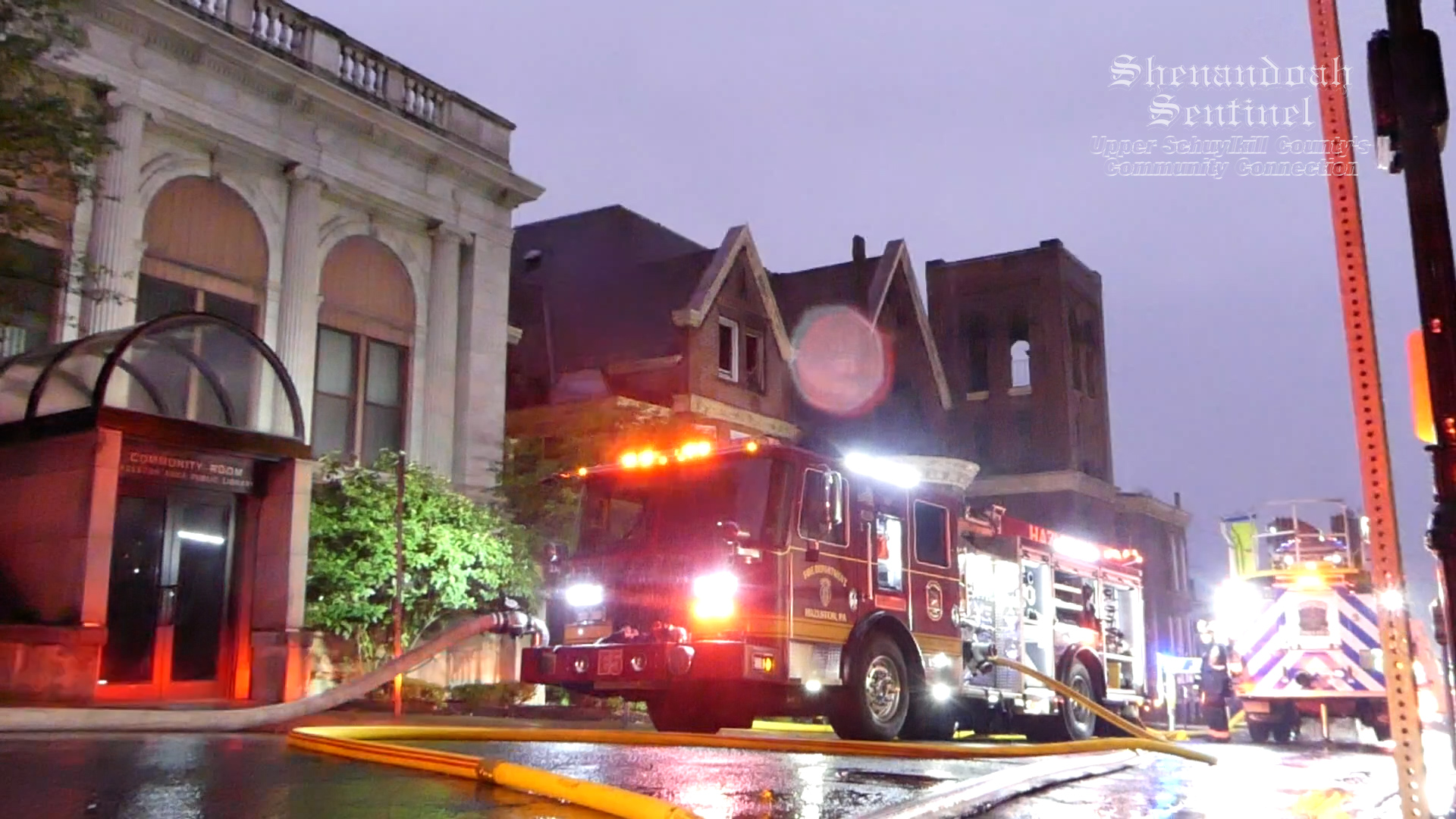 Flames wreck historic Hazleton church - The Shenandoah Sentinel